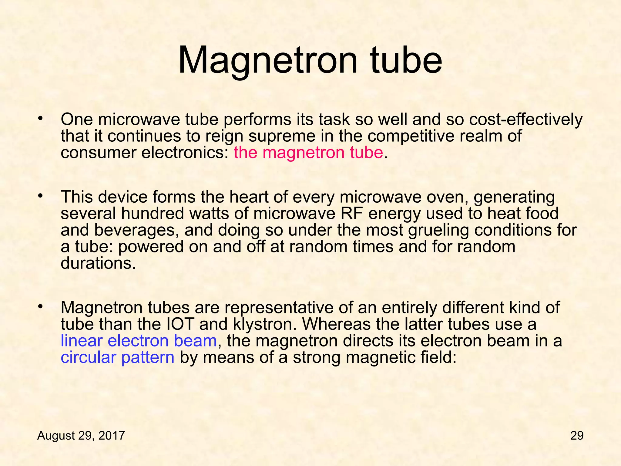 microwave-tubes | PPT