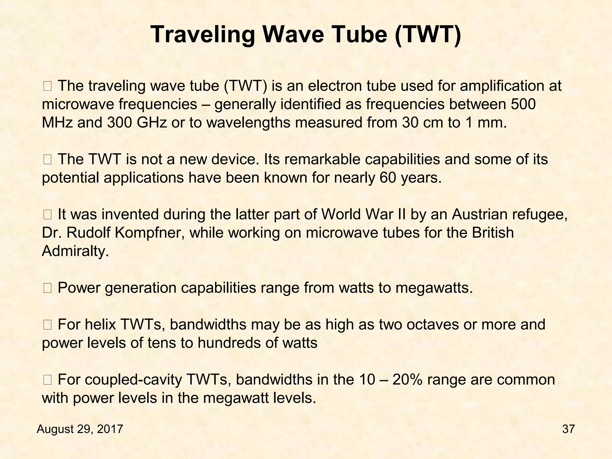 microwave-tubes | PPT