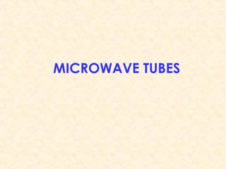 microwave-tubes | PPT