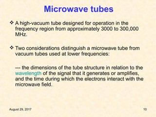 microwave-tubes | PPT