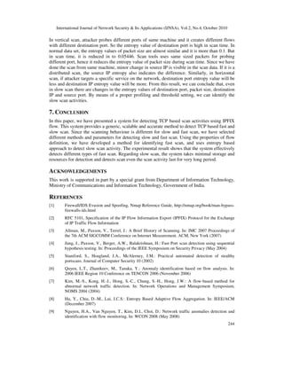 ADRISYA: A FLOW BASED ANOMALY DETECTION SYSTEM FOR SLOW AND FAST SCAN | PDF