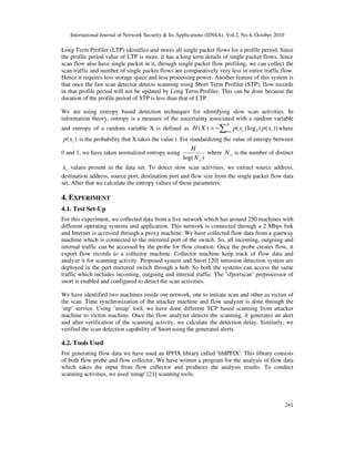 ADRISYA: A FLOW BASED ANOMALY DETECTION SYSTEM FOR SLOW AND FAST SCAN | PDF