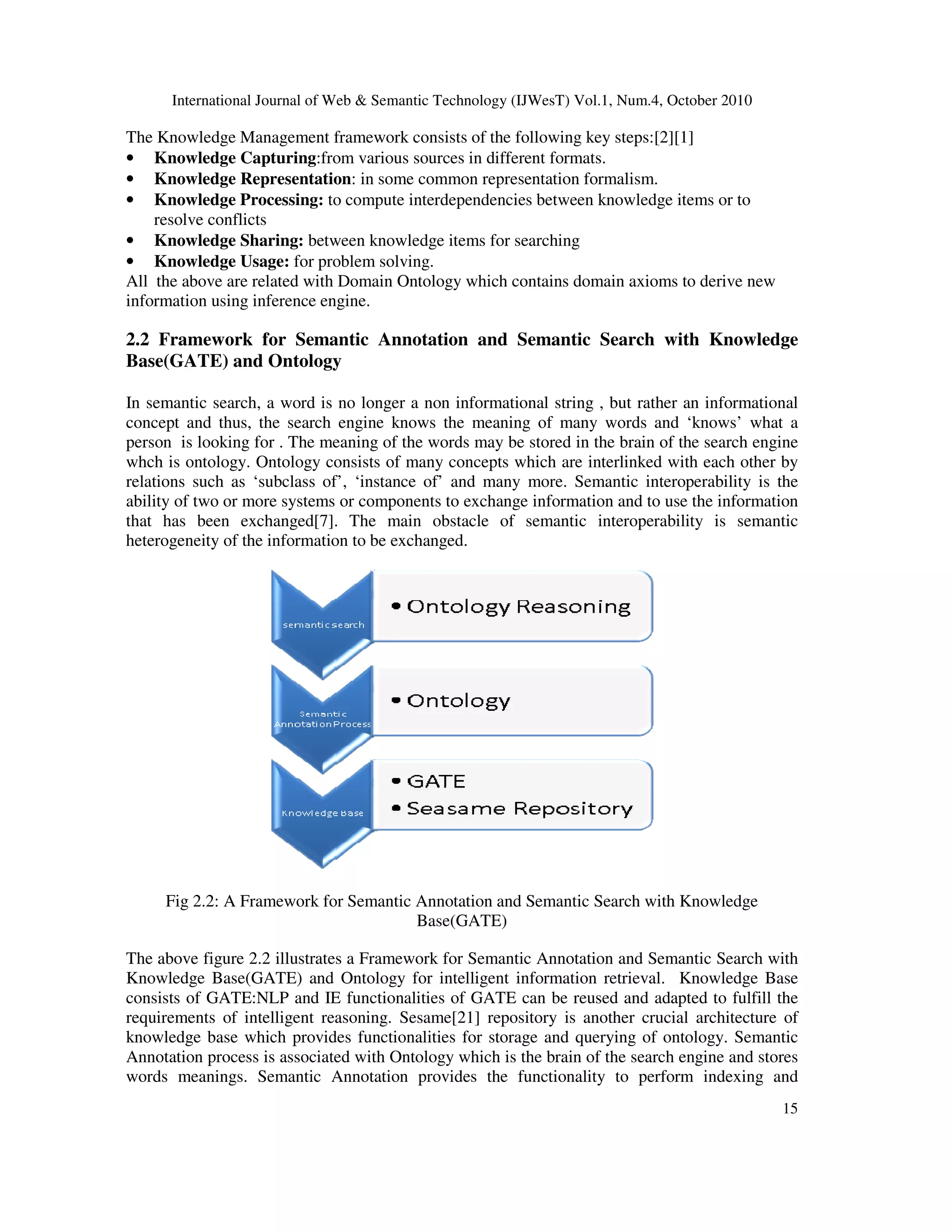 Semantic Annotation Framework For Intelligent Information Retrieval Using Kim Architecture Pdf