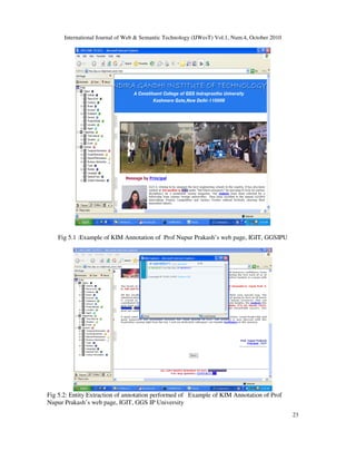Semantic Annotation Framework For Intelligent Information Retrieval Using KIM Architecture | PDF ...