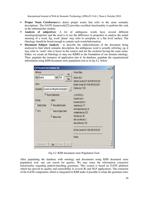 Semantic Annotation Framework For Intelligent Information Retrieval Using KIM Architecture | PDF ...