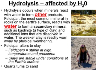 10 10 types of weathering | PPT