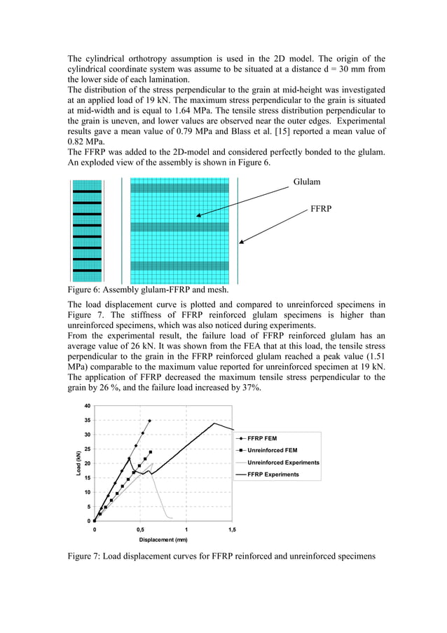 FLAX FIBERS FOR STRENGTHENING OF TIMBER STRUCTURES FINITE ELEMENT MODELLING | PDF