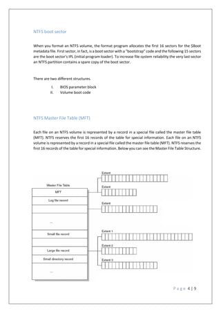 NTFS file system | PDF