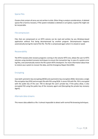 NTFS file system | PDF