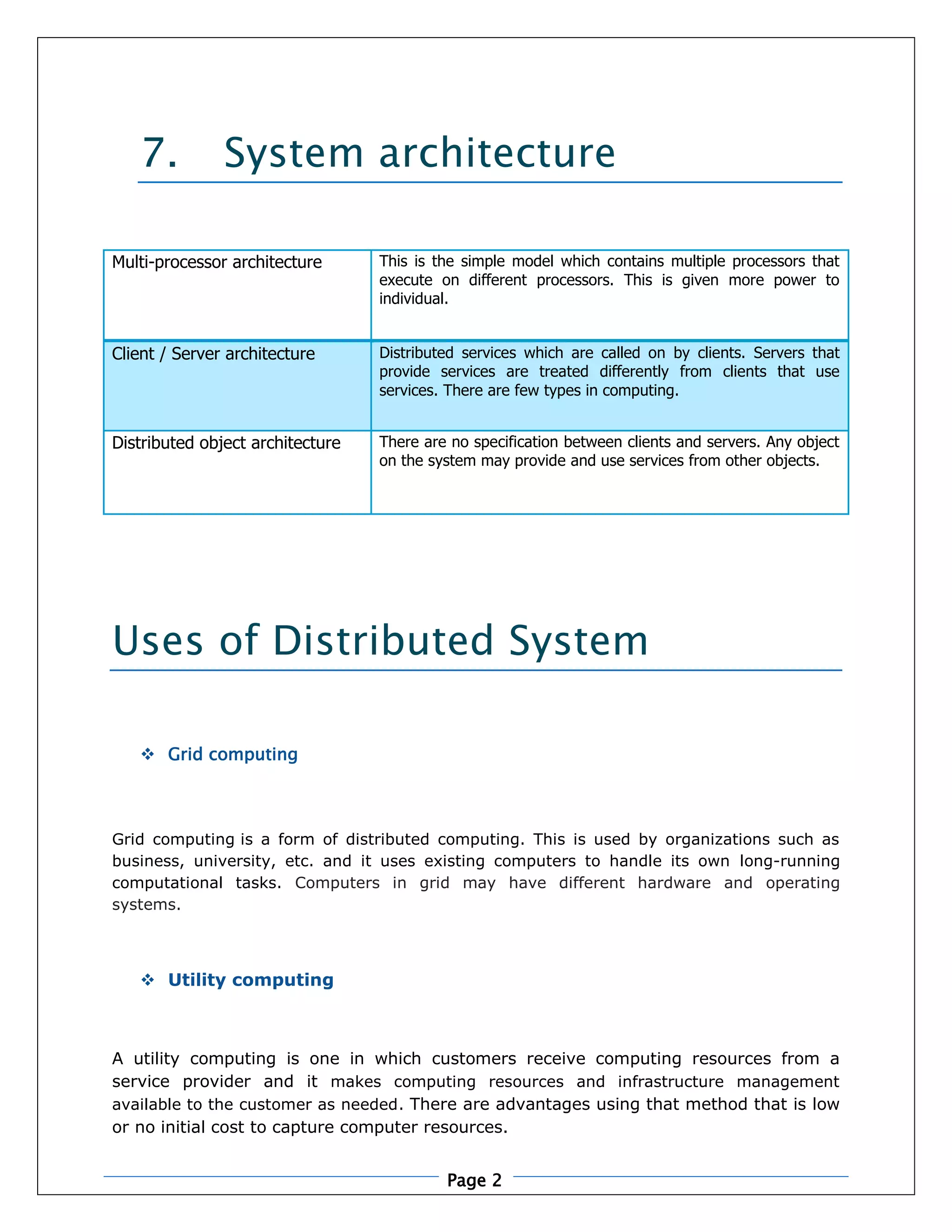 Distributed systems | PDF