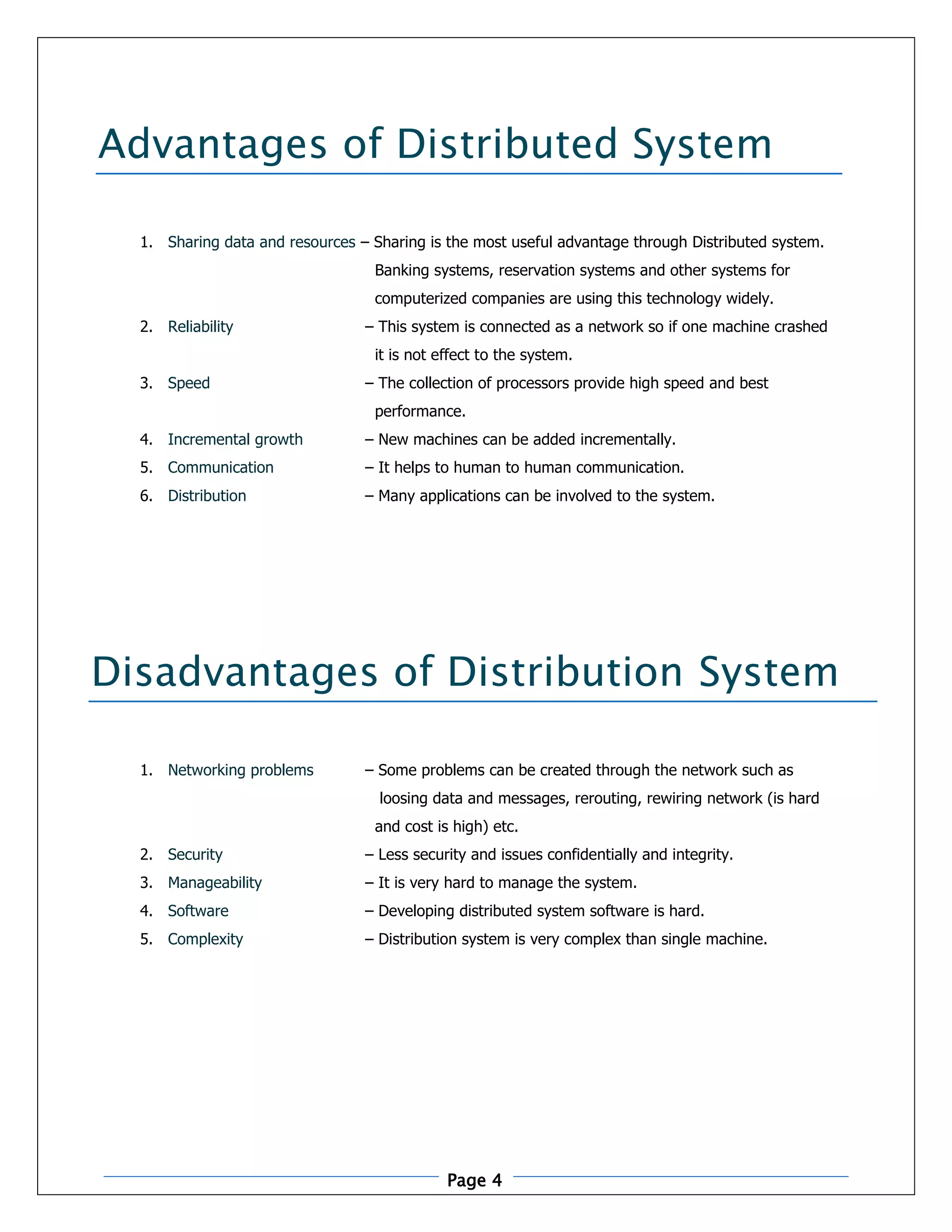Distributed systems | PDF