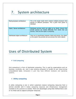 Distributed systems | PDF