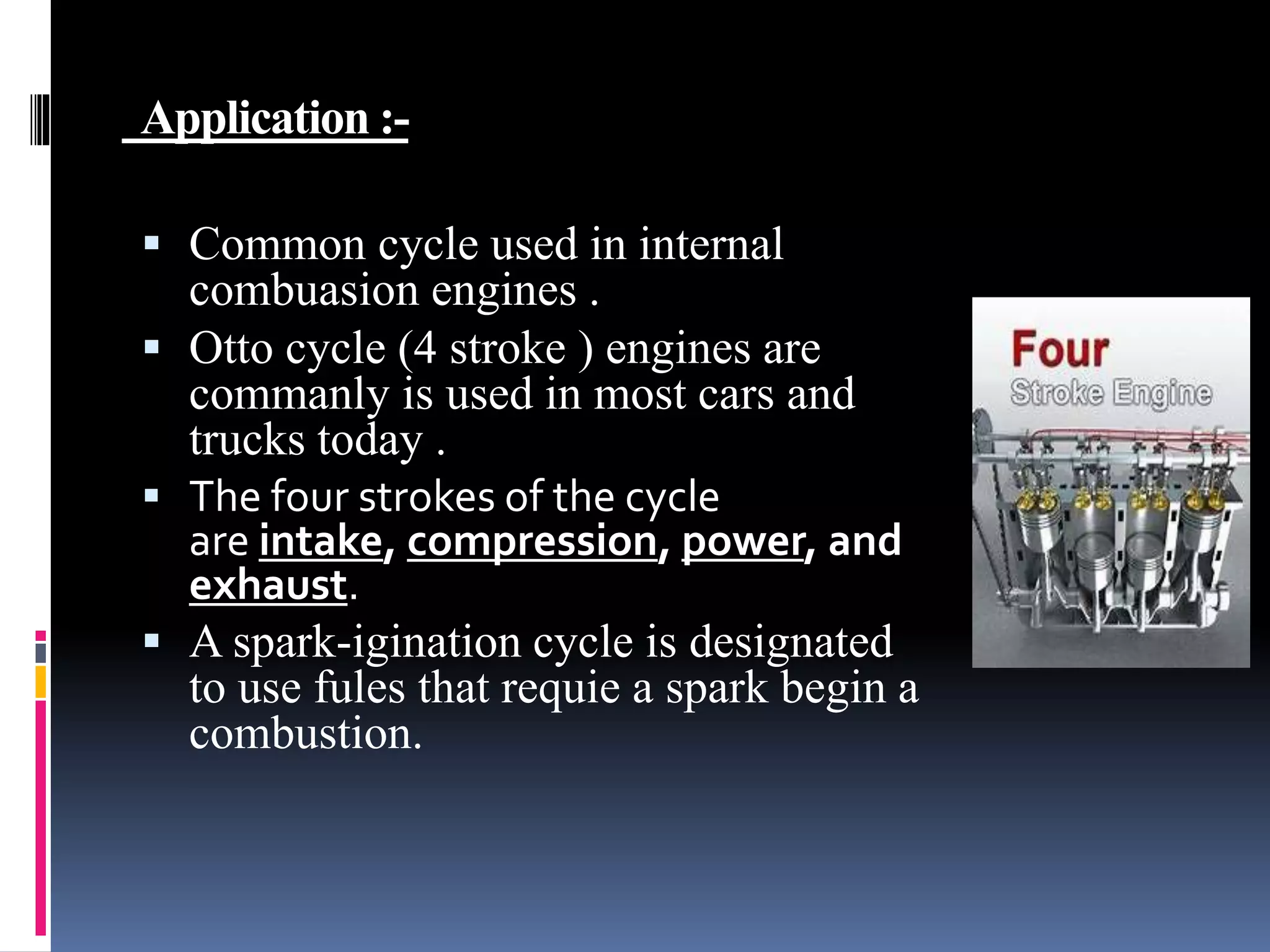 Otto cycle and Otto Enigine | PPTX