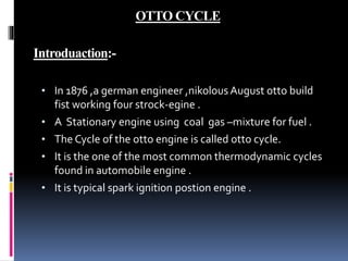 Otto cycle and Otto Enigine | PPTX