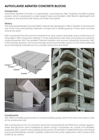 AAC Blocks vs Red Bricks - Material Study - Energy Efficient Buildings - NIT Trichy | PDF