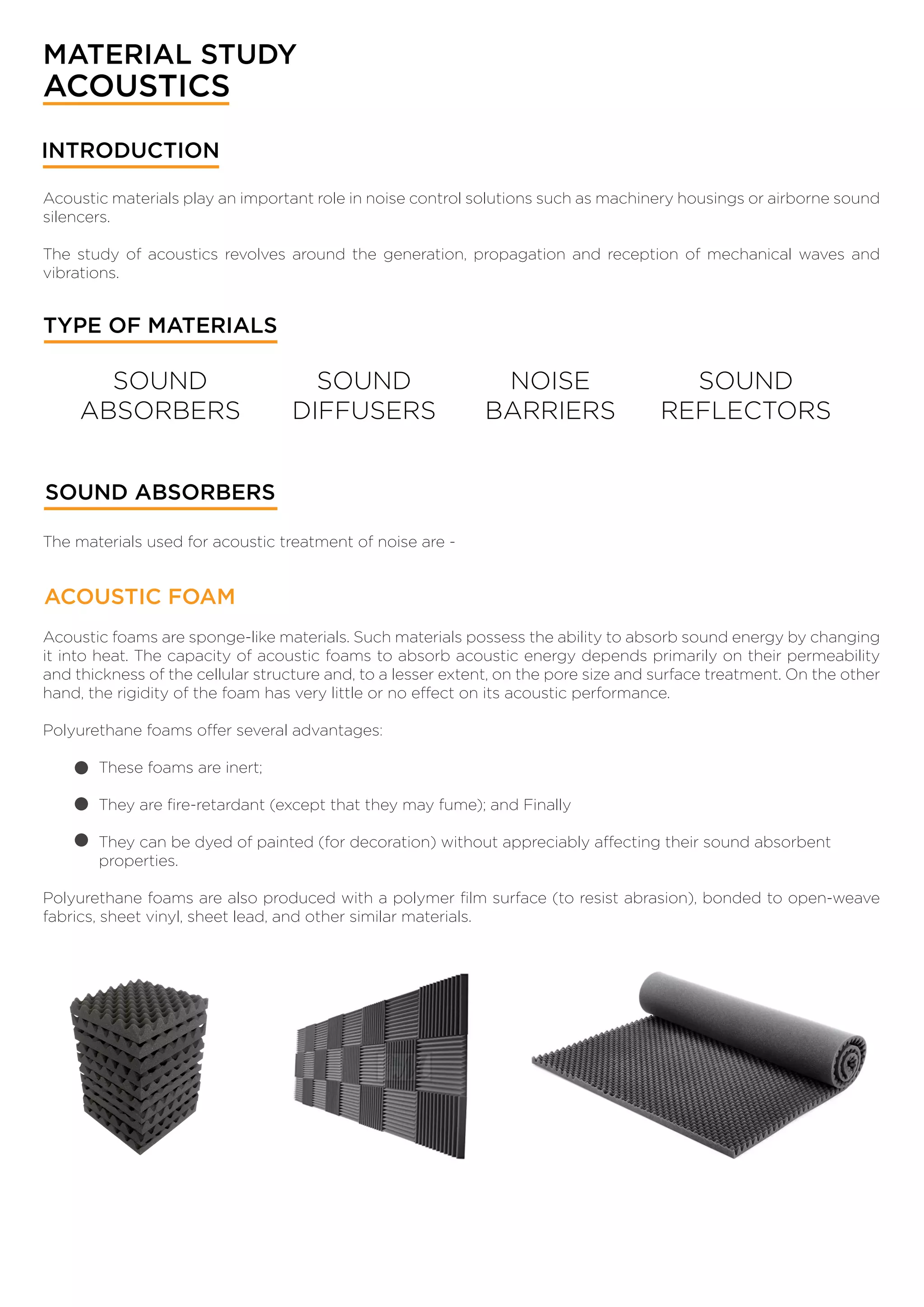 Acoustics Material Study - Architectural Acoustics - NIT Trichy | PDF