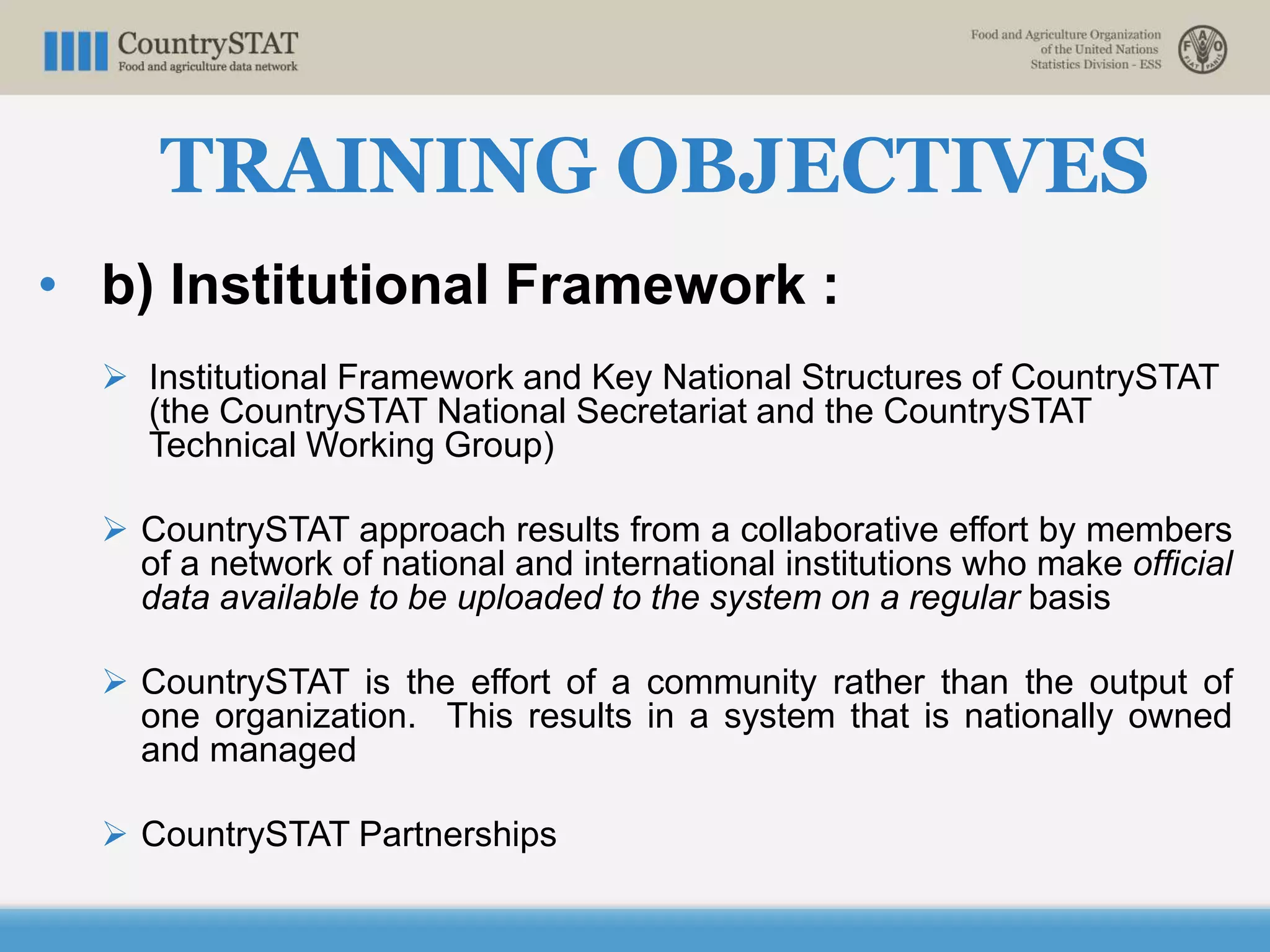 TRAINING OBJECTIVES | PPT