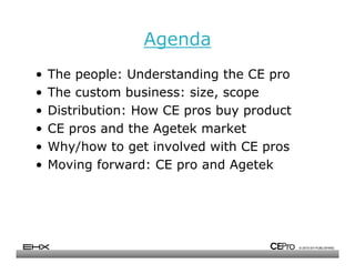 101118.Agetek.Grandcare.Webinar.Understanding Cepro Channel11 18 10 | PDF