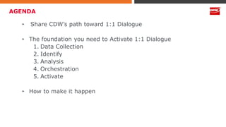 Scientists & Storytellers: CDW’s Journey Toward 1:1 Marketing | PPTX ...