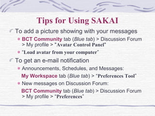 BCT CoP Activities | PPT