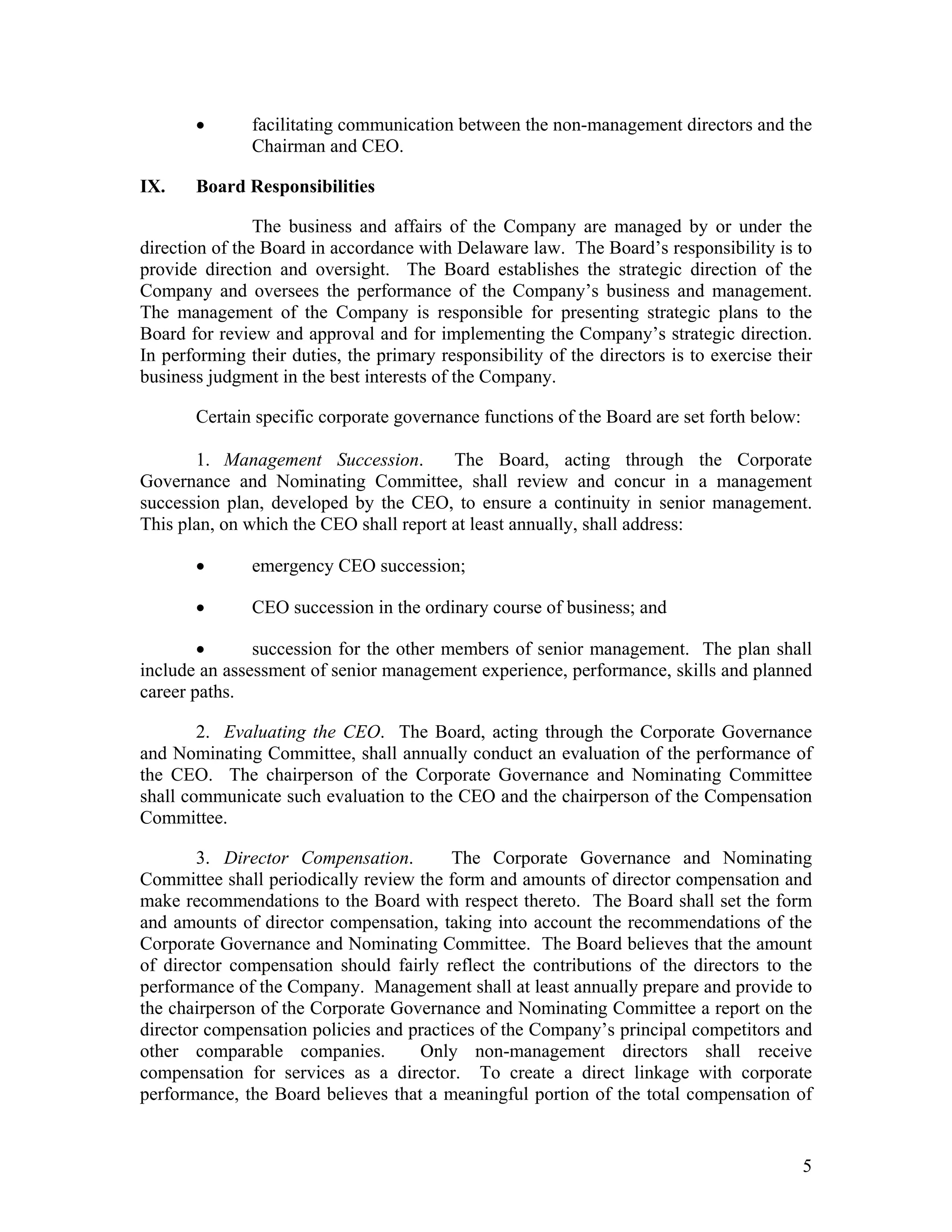 goldman sachs Corporate Governance Guidelines | PDF