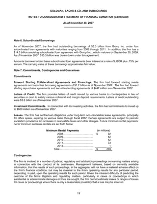goldman sachs Consolidated Statement of Financial Condition | PDF