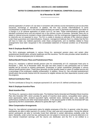 goldman sachs Consolidated Statement of Financial Condition | PDF