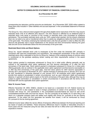 goldman sachs Consolidated Statement of Financial Condition | PDF