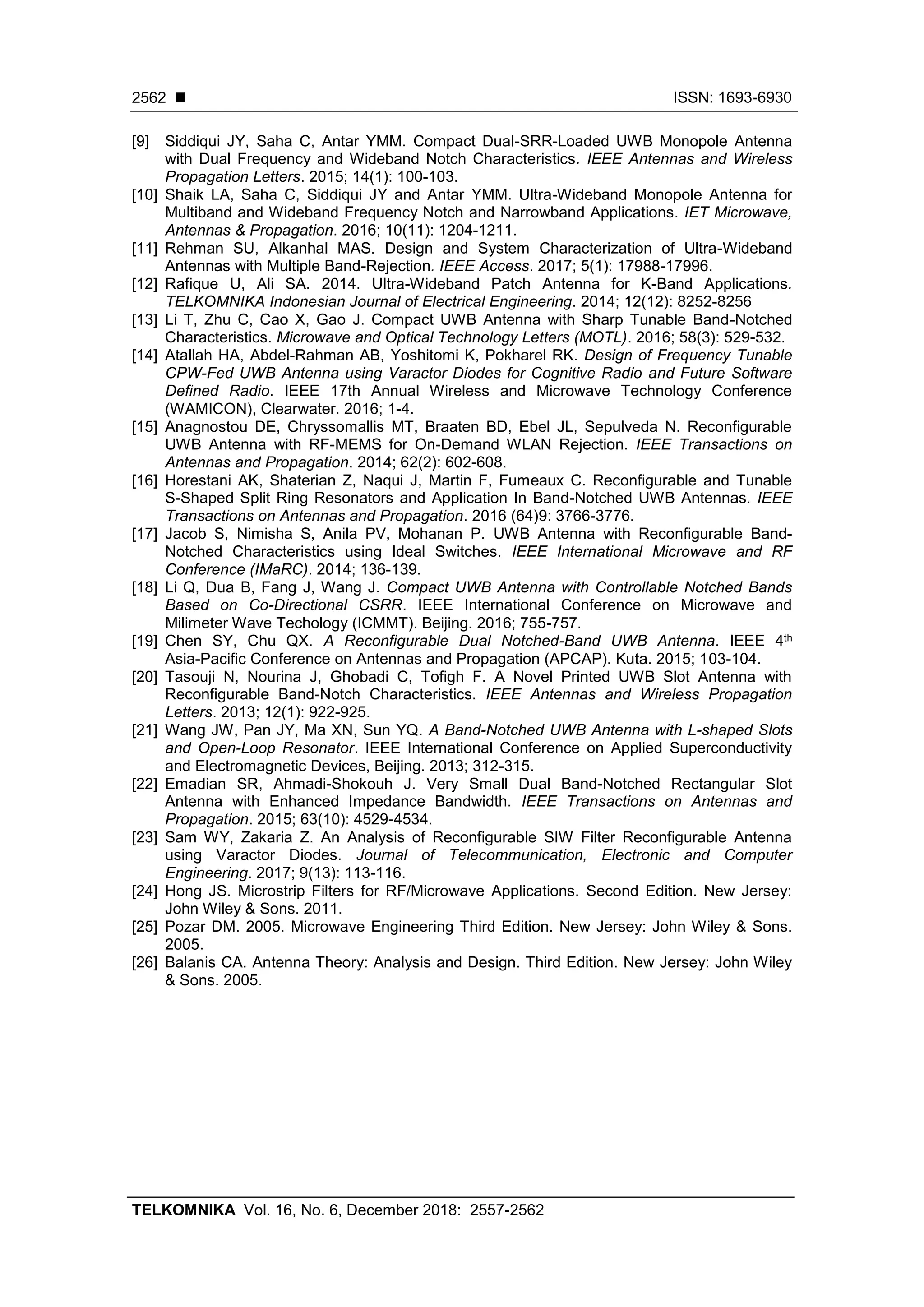 A Compact Reconfigurable Dual Band-notched Ultra-wideband Antenna using ...