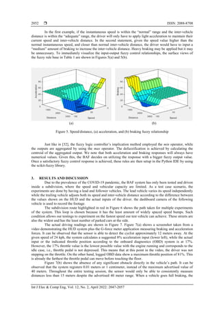 Development and testing of braking and acceleration features for ...