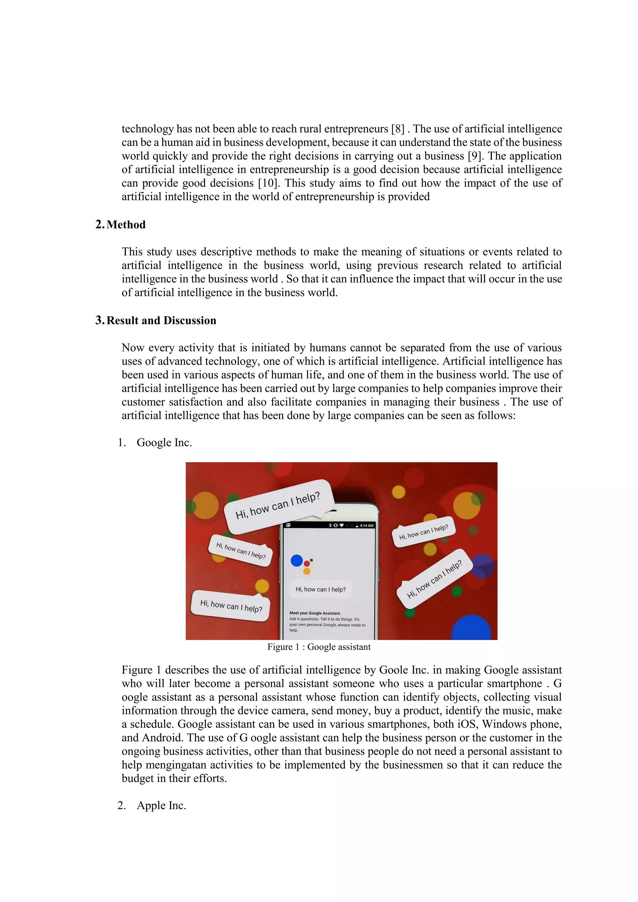 Impact Application Intelligence Artificial In the World of ...
