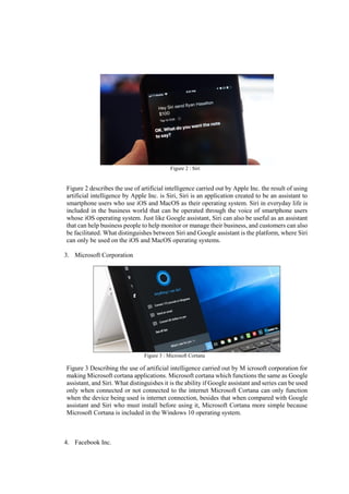 Impact Application Intelligence Artificial In the World of ...