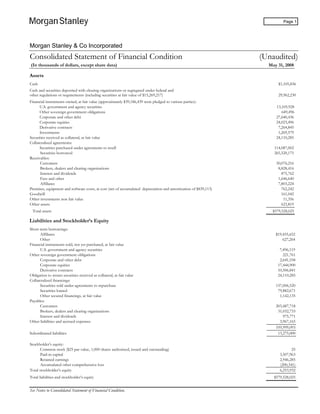 morgan stanley Morgan Stanley and Co. Incorporated | PDF