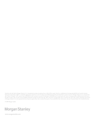 morgan stanley Morgan Stanley and Co. Incorporated | PDF