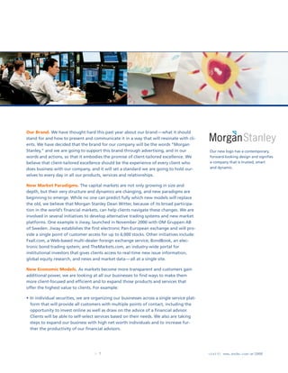 morgan stanley Annual Reports 2000 | PDF