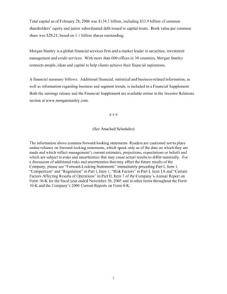 morgan stanley Earnings Archive 1st | PDF