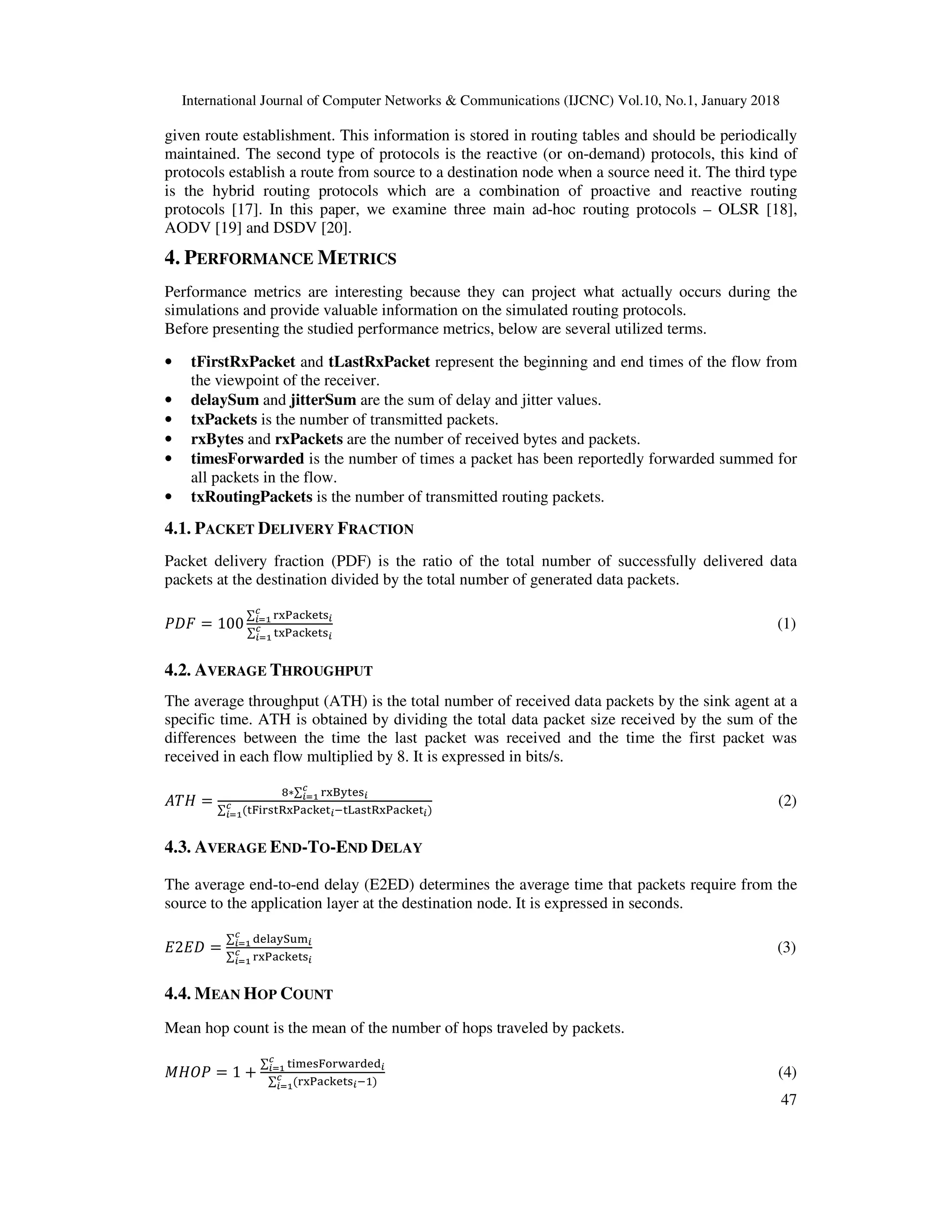 Response Surface Methodology For Performance Analysis And Modeling Of