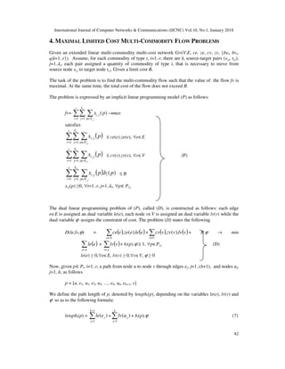 EXTENDED LINEAR MULTI-COMMODITY MULTICOST NETWORK AND MAXIMAL FLOW LIMITED COST PROBLEMS | PDF
