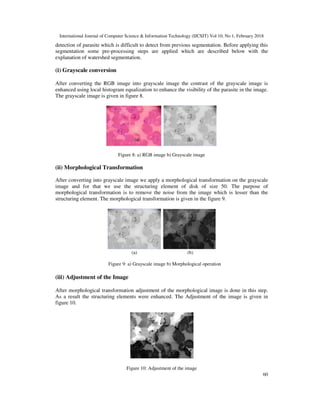 DETECTION OF MALARIA PARASITE IN GIEMSA BLOOD SAMPLE USING IMAGE ...