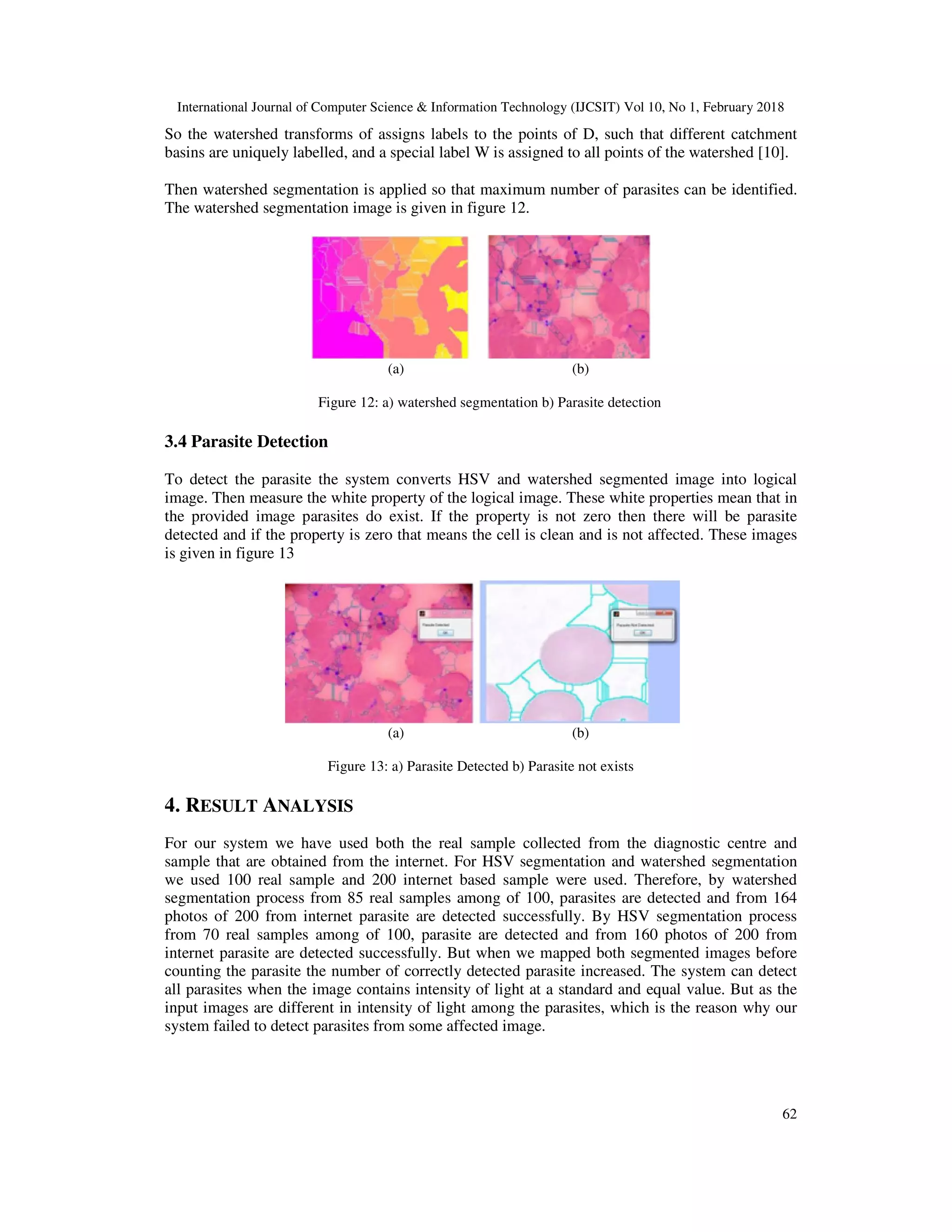 Detection of Malaria Parasite in Giemsa Blood Sample Using Image Processing | PDF