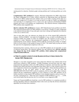 ON THE CLASSIFICATION OF NP COMPLETE PROBLEMS AND THEIR DUALITY FEATURE ...