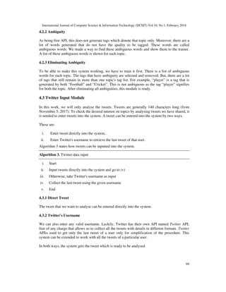 DISCOVERING USERS TOPIC OF INTEREST FROM TWEET | PDF