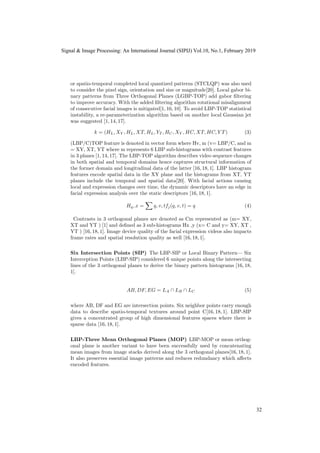 Facial Expression Detection for video sequences using local feature extraction algorithms | PDF