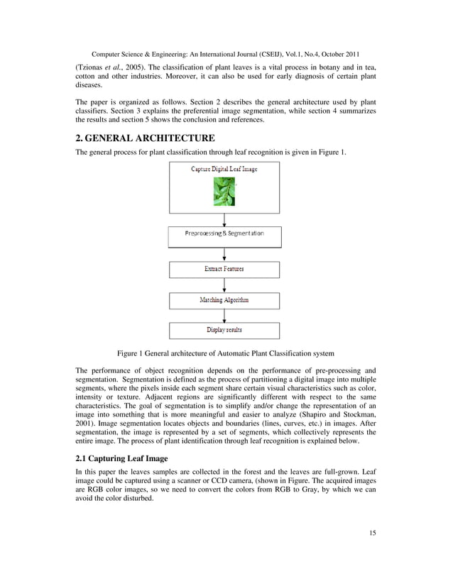 Automatic Recognition System Using Preferential Image Segmentation For ...