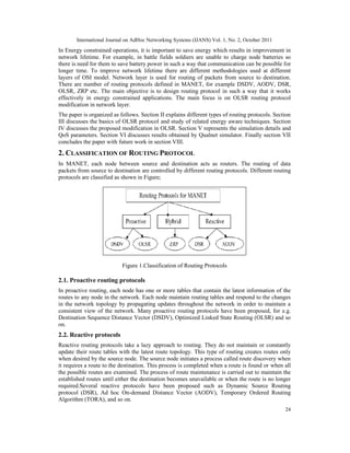 Extension of Optimized Linked State Routing Protocol For Energy Efficient Applications | PDF