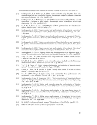 ADAPTIVE STABILIZATION AND SYNCHRONIZATION OF LÜ-LIKE ATTRACTOR | PDF | Physics | Science
