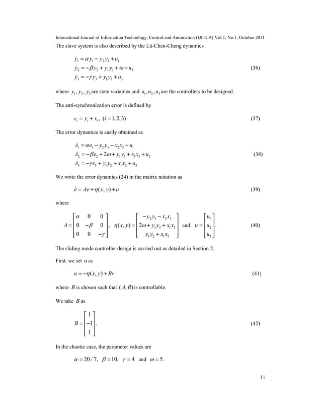 Anti Synchronization Of Four Scroll Chaotic Systems Via Sliding Mode