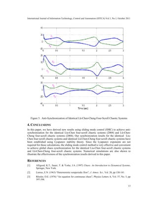 Anti-Synchronization Of Four-Scroll Chaotic Systems Via Sliding Mode Control | PDF | Physics ...
