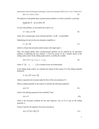 Anti-Synchronization Of Four-Scroll Chaotic Systems Via Sliding Mode Control | PDF | Physics ...