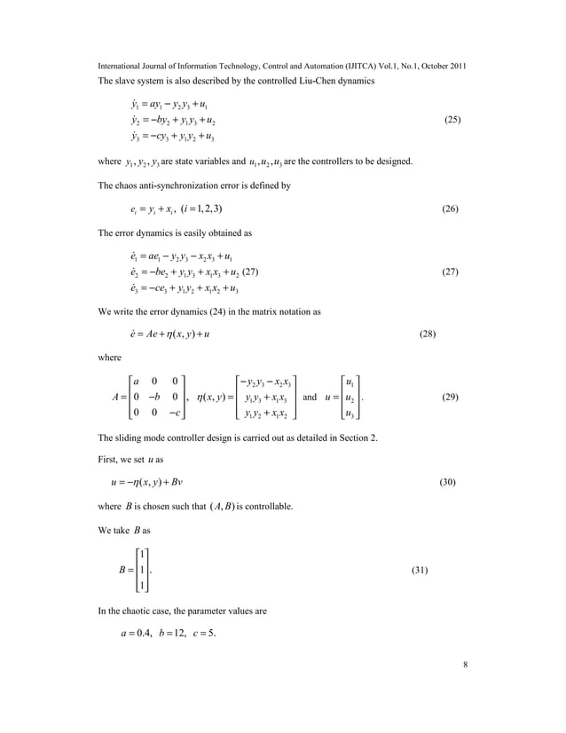 Anti Synchronization Of Four Scroll Chaotic Systems Via Sliding Mode
